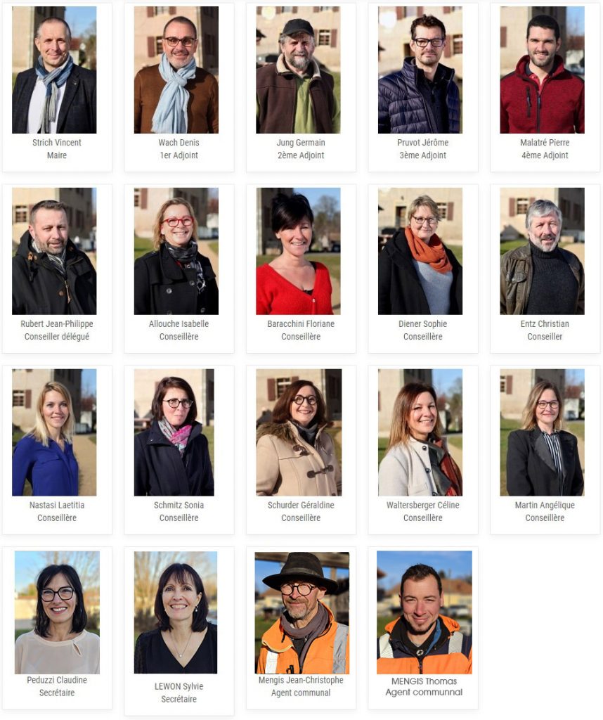 Equipe municipale – Steinbrunn-le-Haut